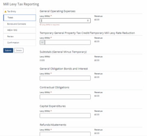 Submission Guide to Mill Levy Certification Form | Adams County, CO