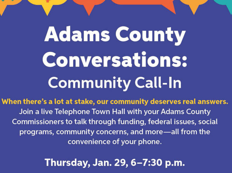 Adams County to Host Telephone Town Hall on Jan. 29 | Adams County, CO